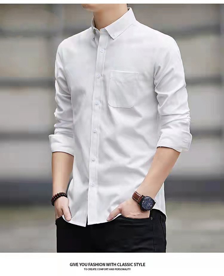 Petorldog Long Sleeve Plain Polo for Men Premium Formal Wear Office ...