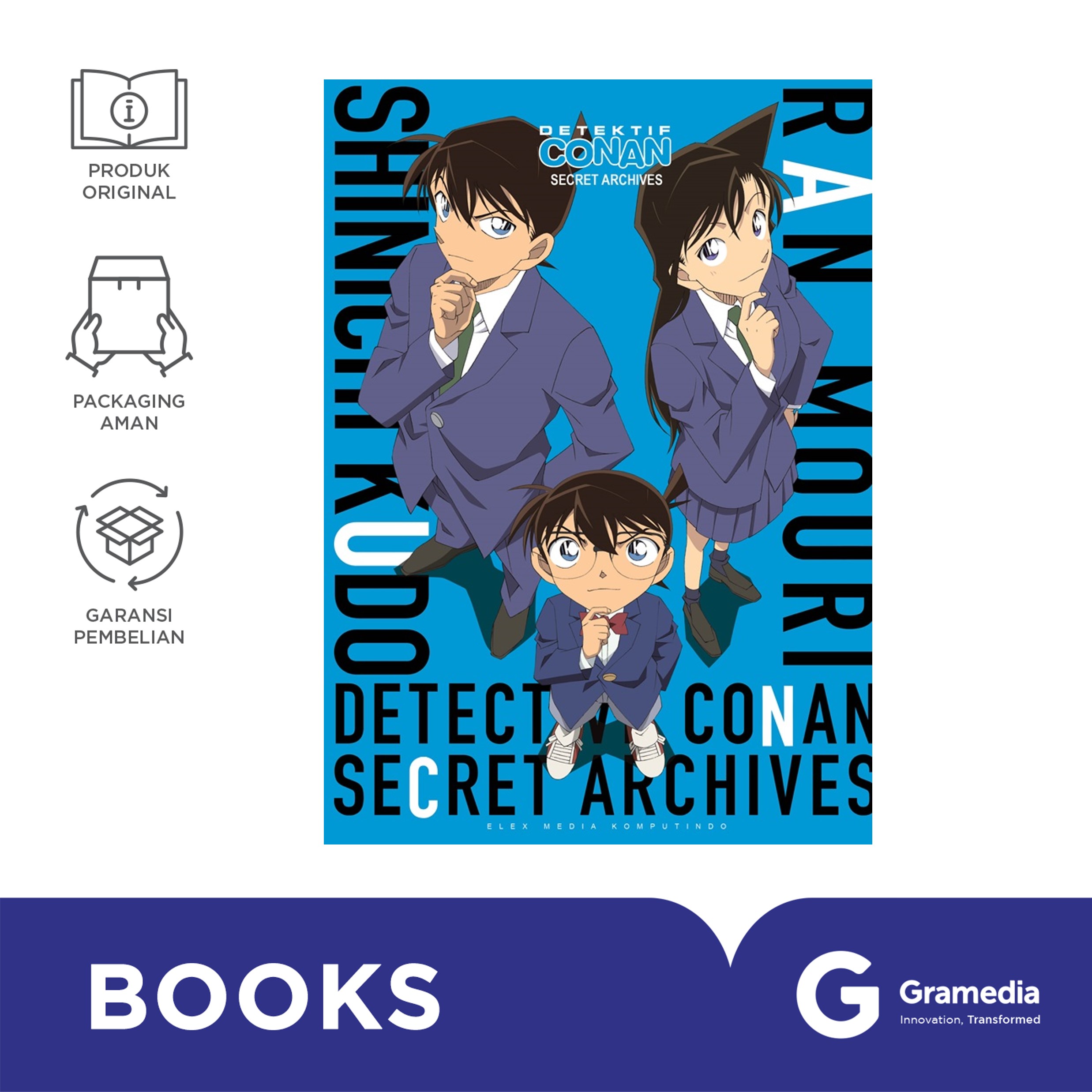 Detektif Conan Secret Archives 01 Shinichi Kudo & Ran Mouri | Lazada Indonesia