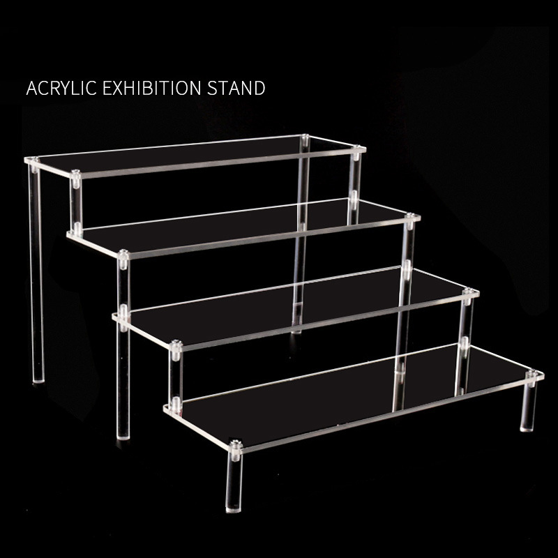 Acrylic Display Stand Clear Display Riser Rack for Cupcake,Perfume Doll ...