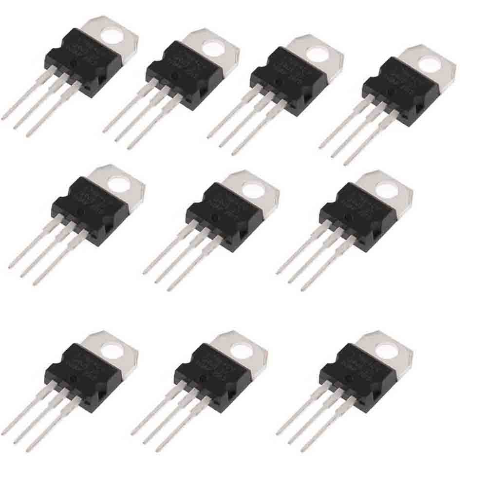 10pcs/lot 7805 L7805CV 7812 L7812 LM317 LM317T TO-220 Three-terminal ...