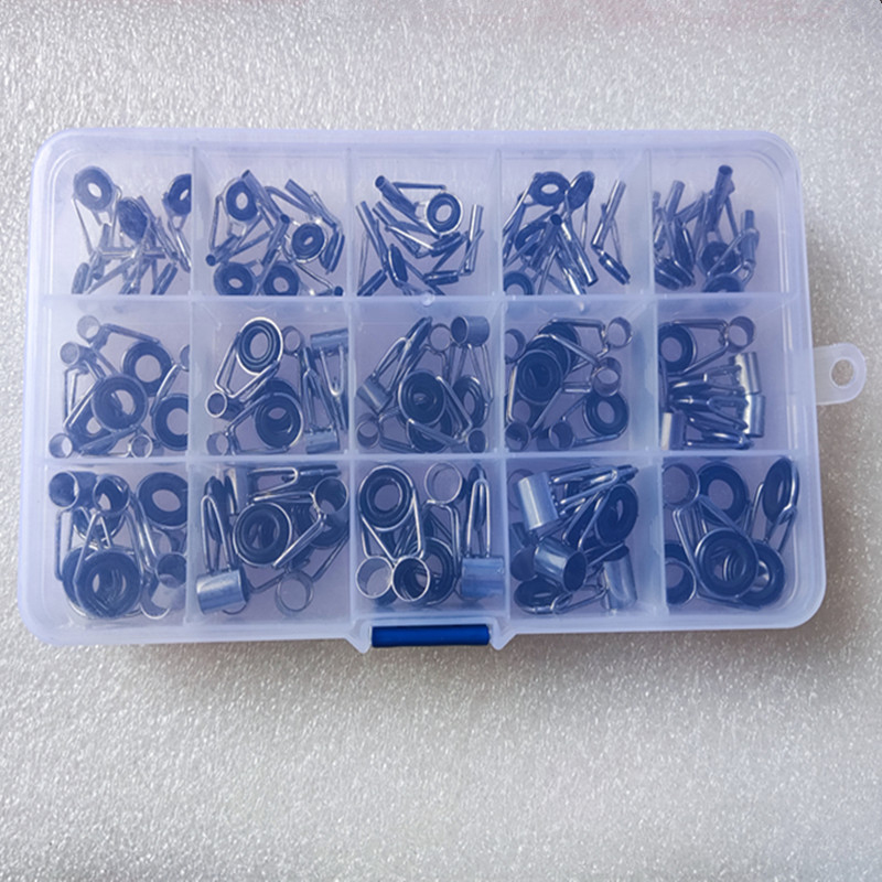 Stainless Steel Fishing Rod Tip Ring Eye Guide With Ring Repair Kit 3 ...