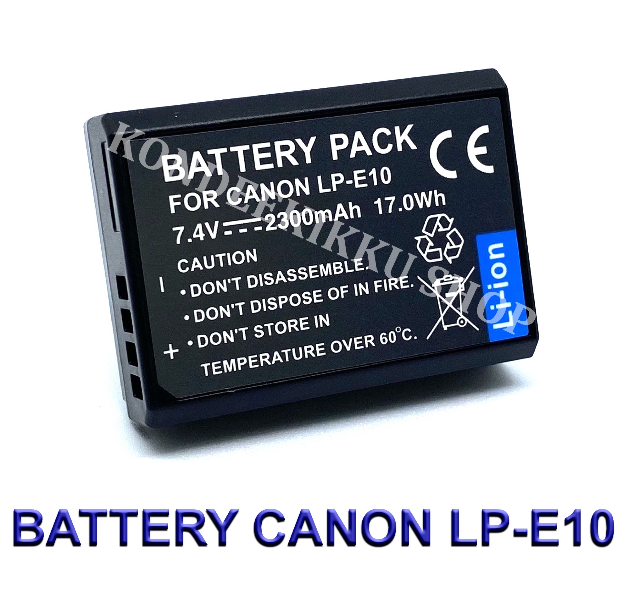 LP-E10 \ LPE10 \ LC-E10 แบตเตอรี่และแท่นชาร์จสำหรับกล้องแคนนอน Battery ...