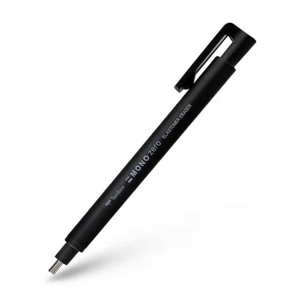 Press Type Mechanical Eraser High Precision Super Fine Pen Shape Rubber ...