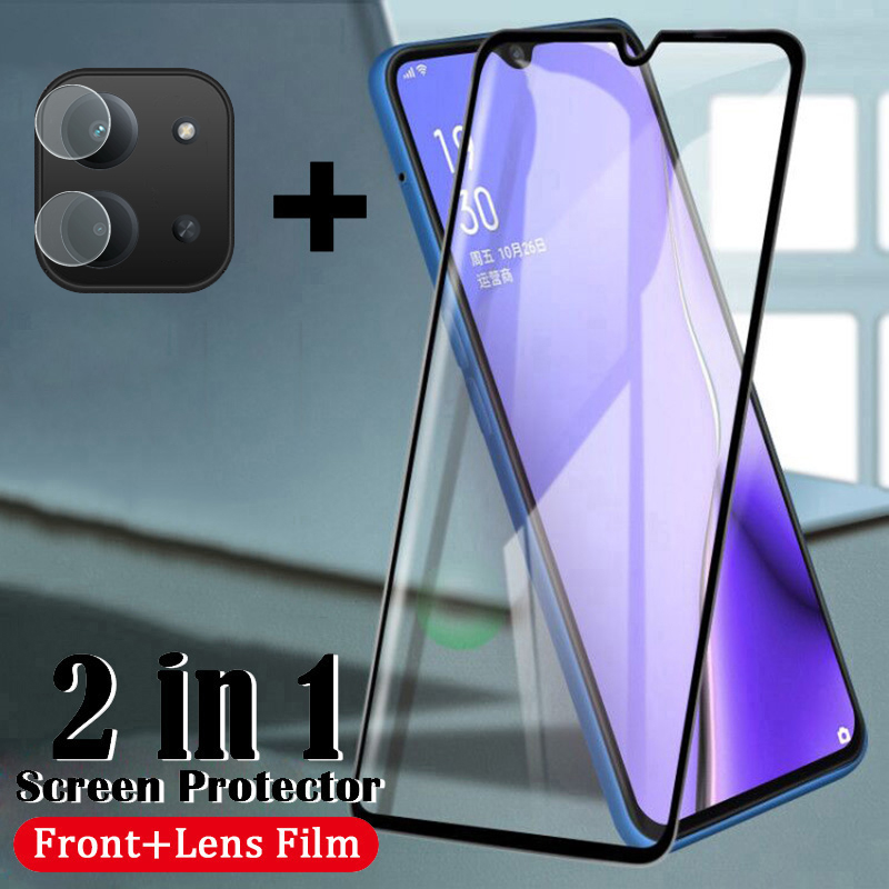 2Pack For Redmi 15C Screen Protector Tempered Glass Film + Lens Camera ...