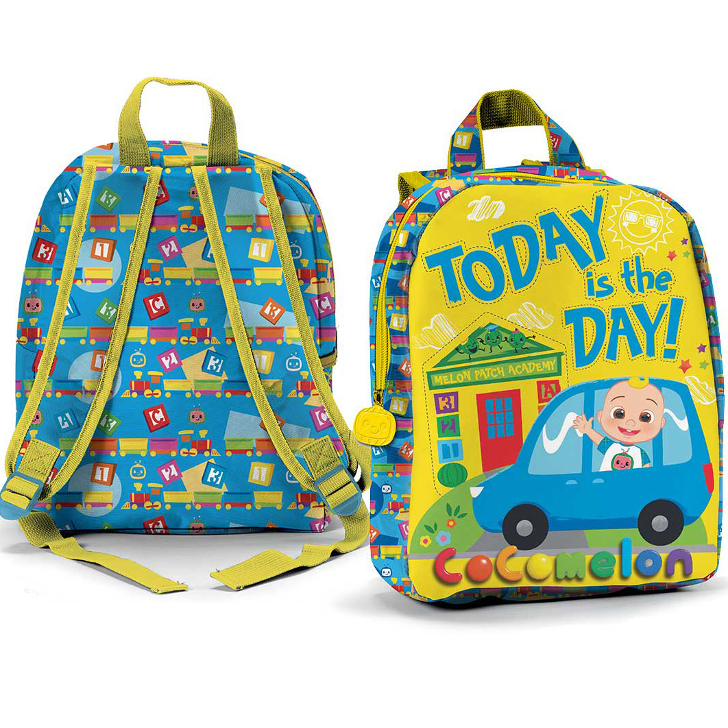 Ready stock in SG, ORIGINAL, Cocomelon Backpack Today - 32 x 25 x 10 cm ...