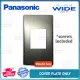 Panasonic WIDE Series Single Universal Outlet with Grounding 1 Gang ...