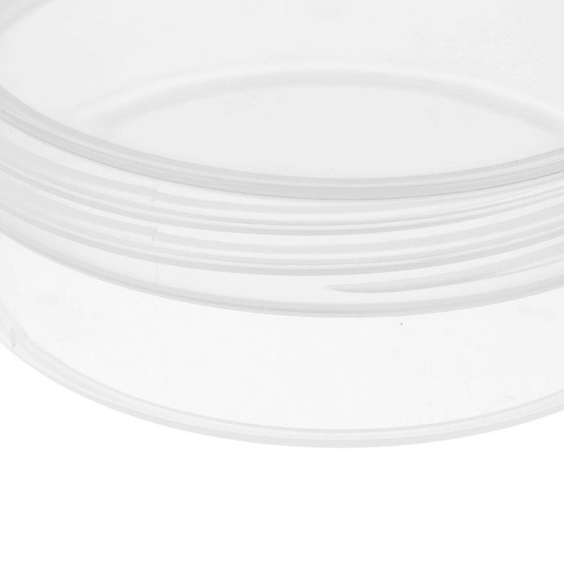 Transparent Circular Box With Cover Cosmetics Puff Storage Box Beauty ...