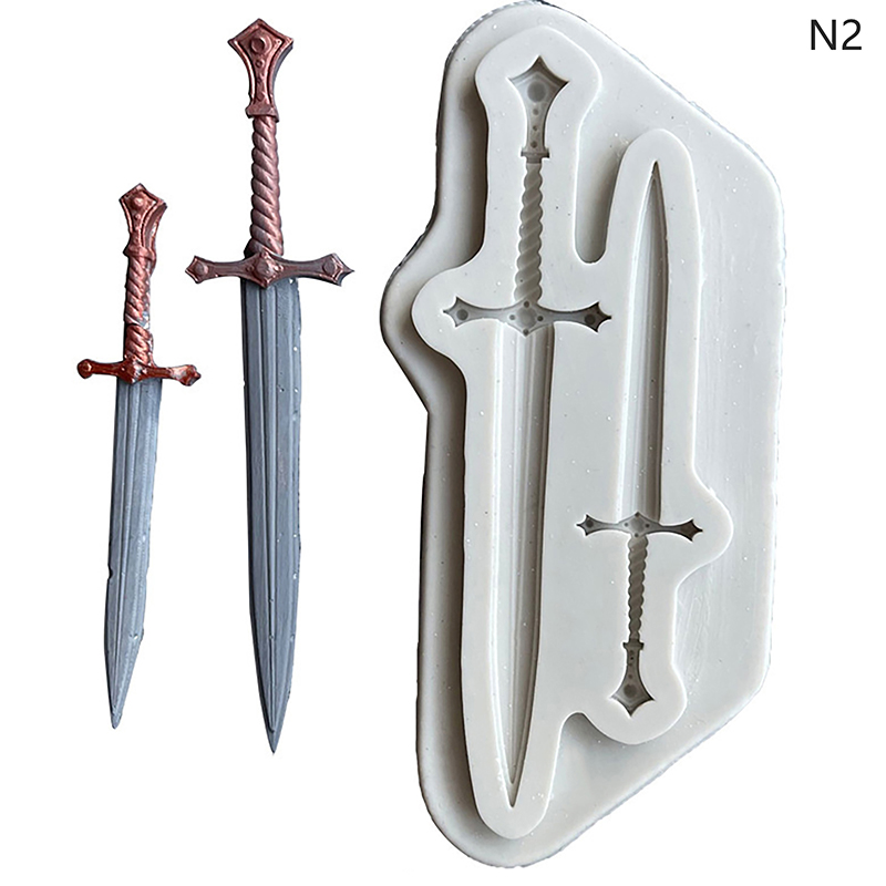 Sword Silicone Mould For Cake Decorating Cupcakes Sugarcraft Cookies ...