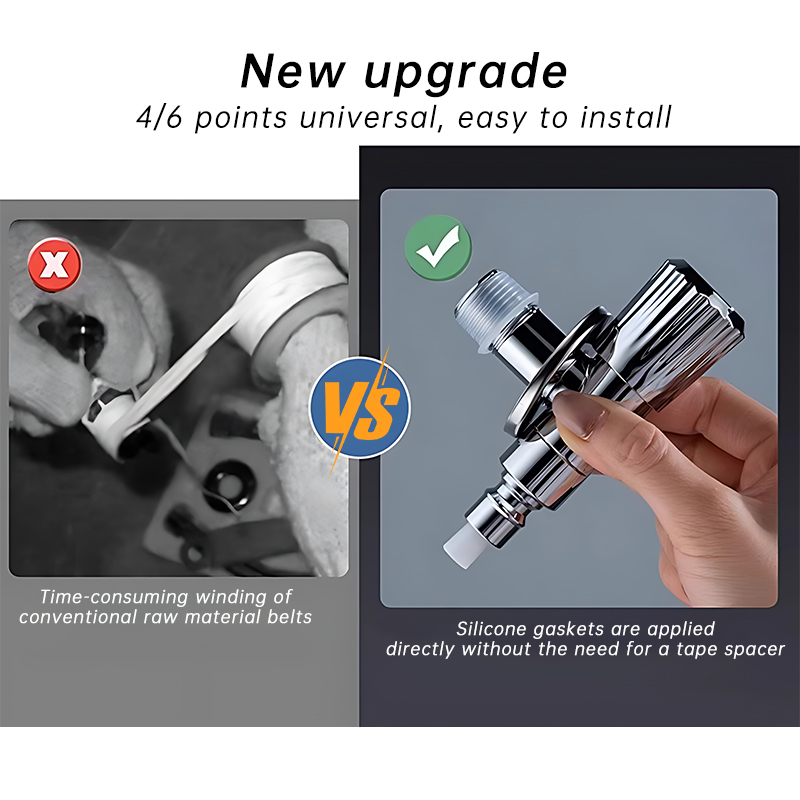 Faucet Leak-Proof Sealing Gasket Rubber Hose Sealing Washer Triangle ...