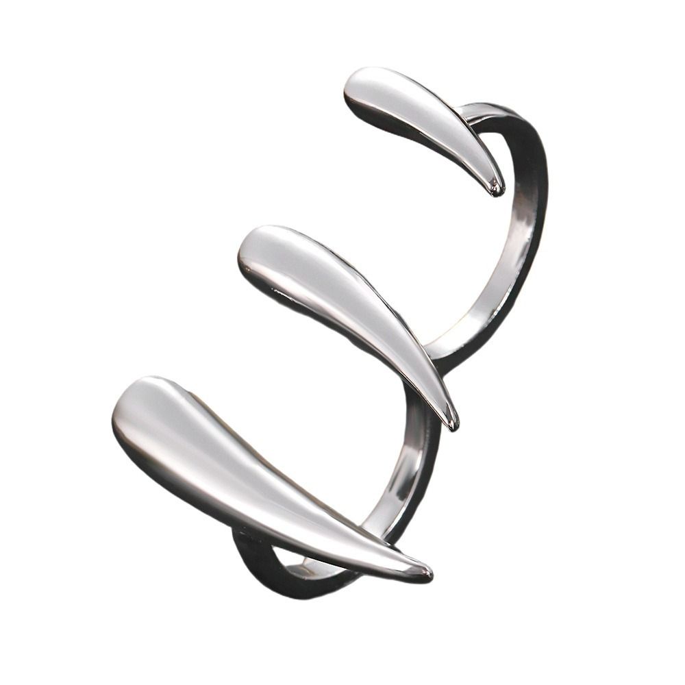 Hand Accessory Long Strip Design Claw-shaped Connected Ring Glossy ...