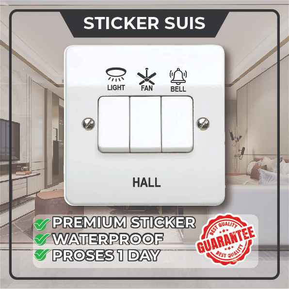 469pcs Sticker Suis Rumah, Stiker Suis Label, Plug Labelling, switch ...