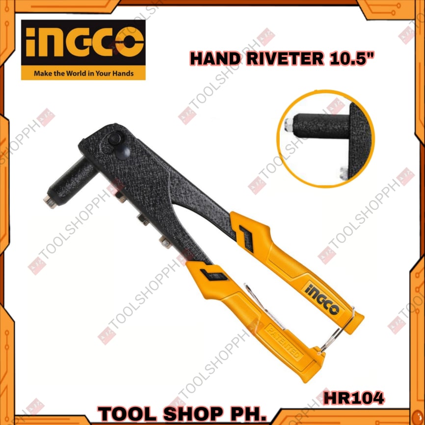 INGCO Heavy Duty Hand Riveter HR104 10.5" | Lazada PH