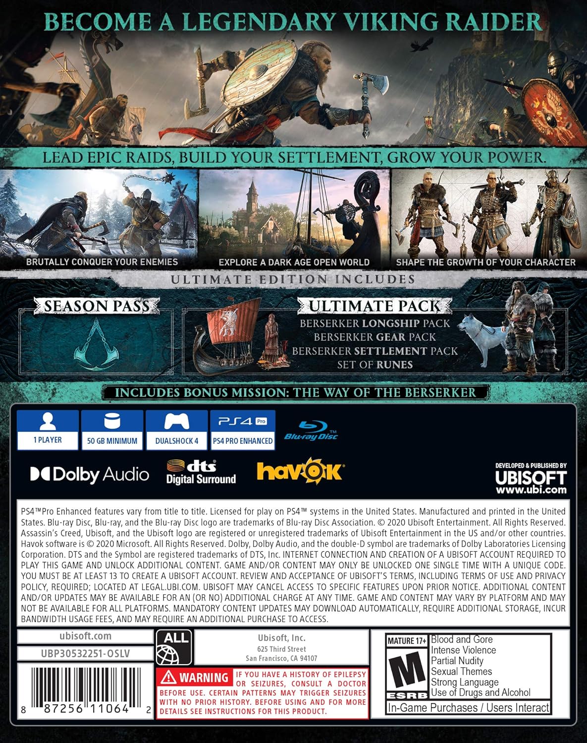 Assassin’s Creed Valhalla PlayStation 4 Standard Edition | Daraz.pk