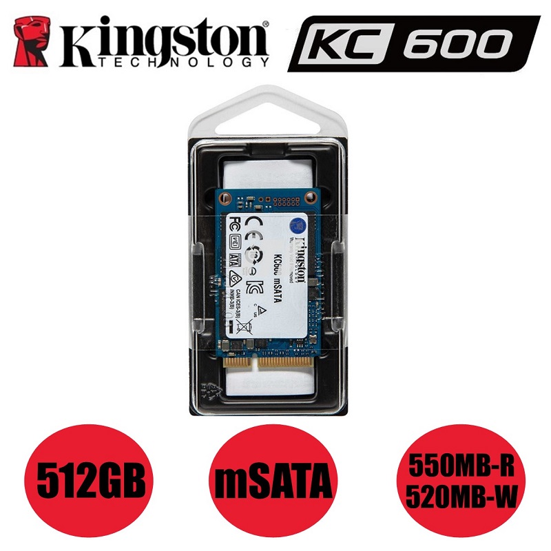 Kingston KC600 mSATA SSD (256GB/512GB) | Lazada