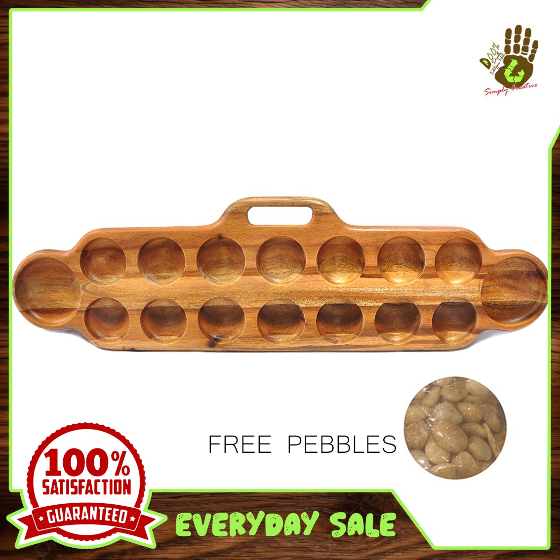 Sungka 30 inches with Free Pebbles | Lazada PH