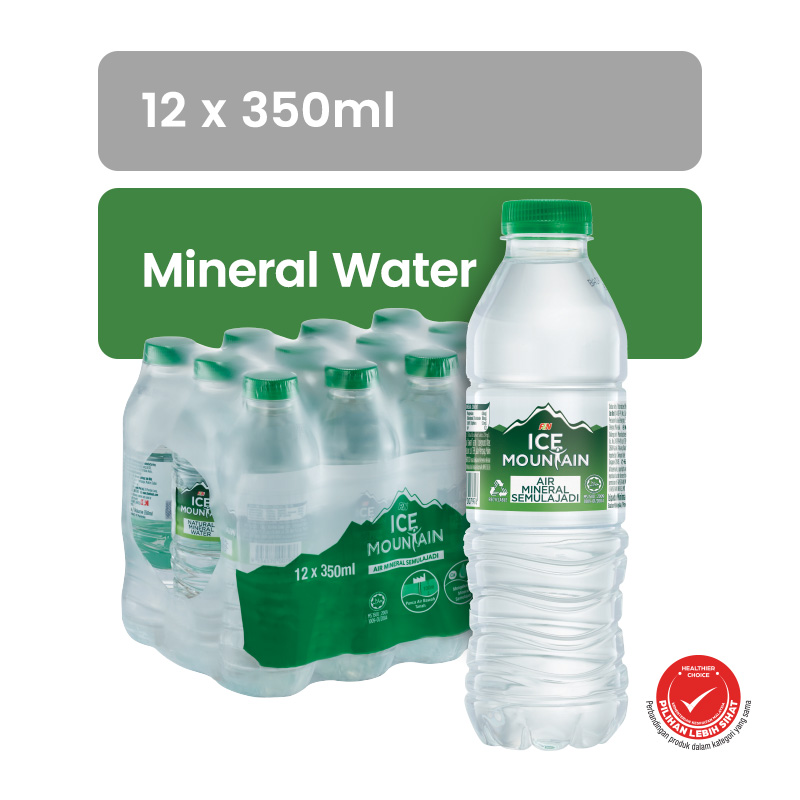 ICE MOUNTAIN Mineral Water 350ML X 12 | Lazada