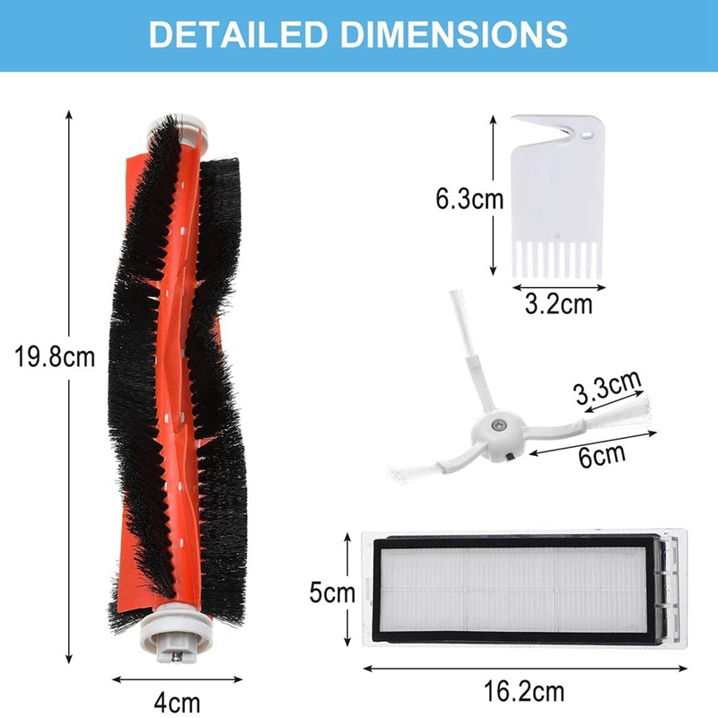 Spare Parts for Xiaomi Mi Robot Roborock S50 S51 S55 S6 S5Max T4 T6 ...