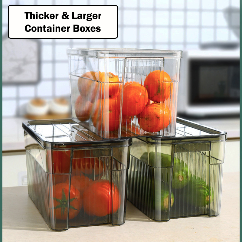 【Thicker & Larger】Premium Tupperware Large Food Container Bekas Makanan ...
