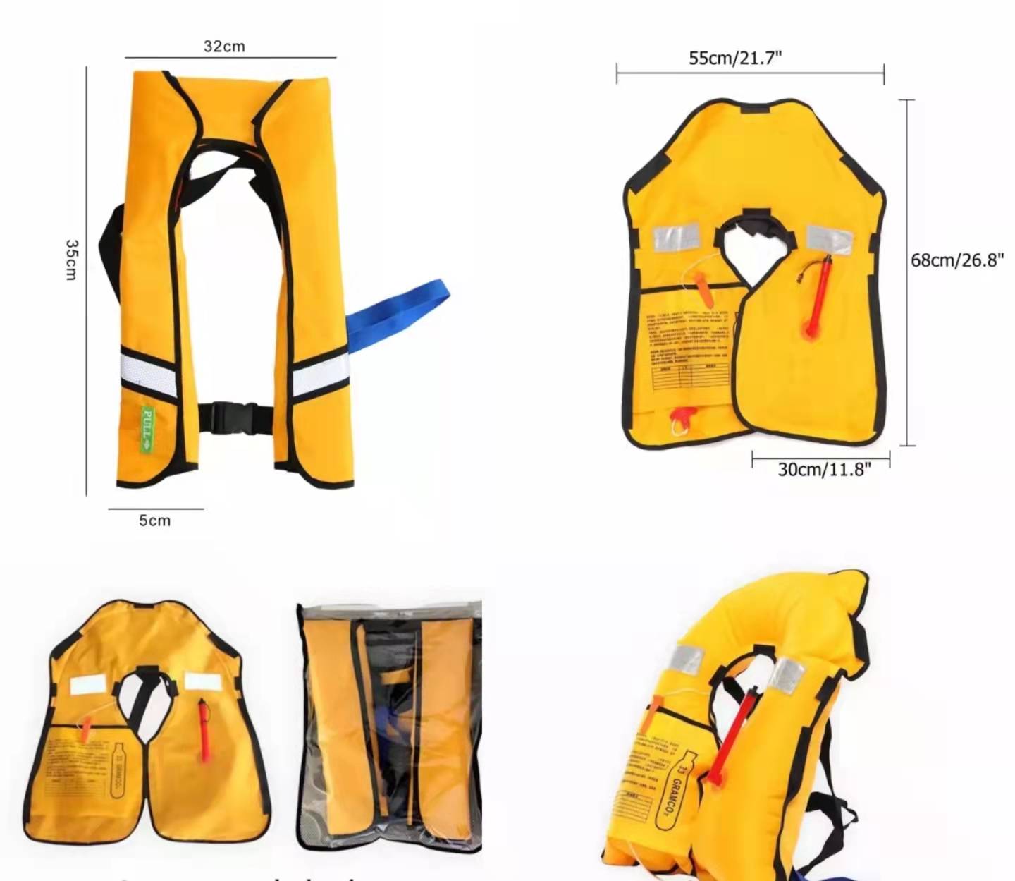 1-2 วัน (ส่งไว ราคาส่ง) Life Jacket เสื้อชูชีพพองลมอัตโนมัติThailand ...