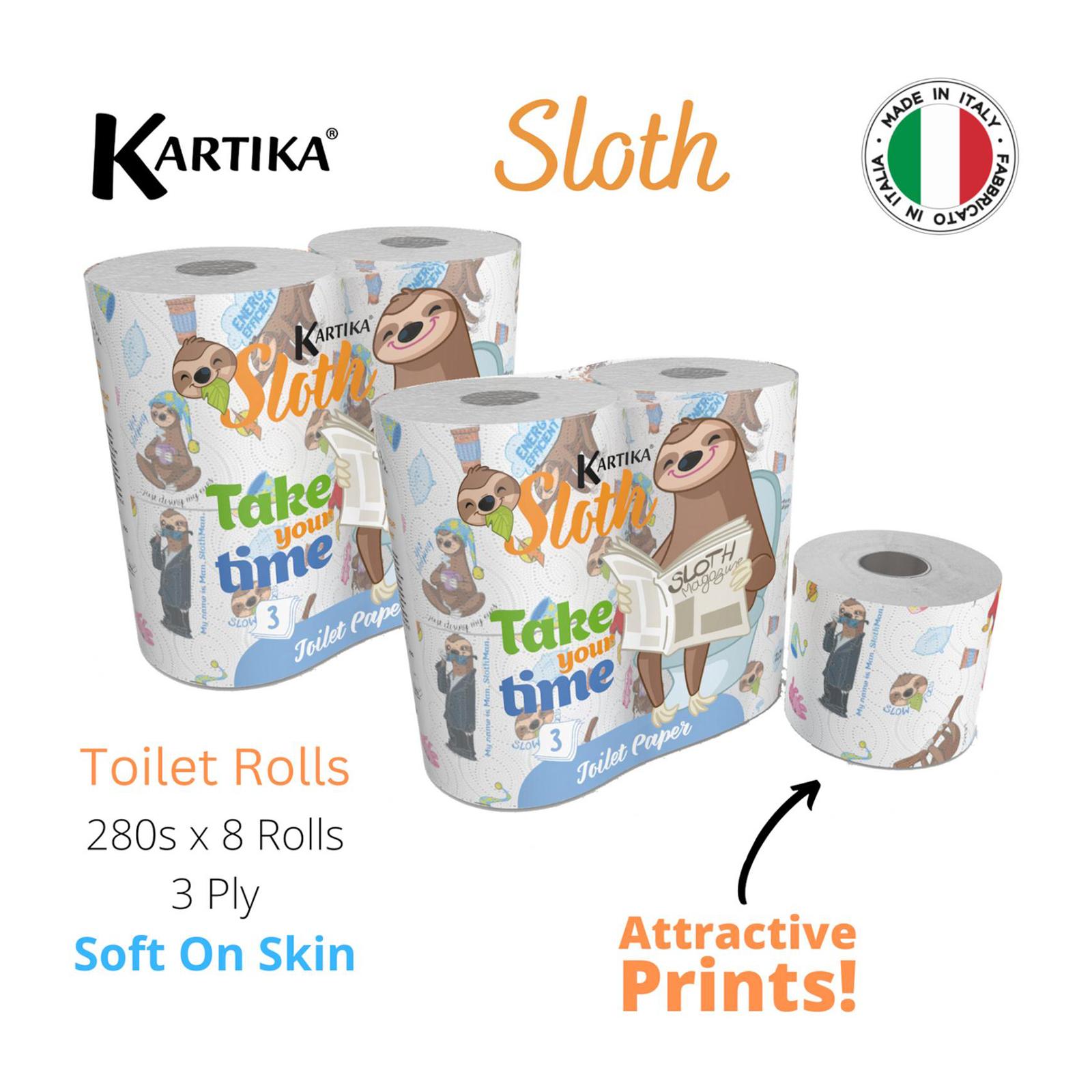 Kartika Sloth Toilet Paper (280S X 8) | Lazada Singapore