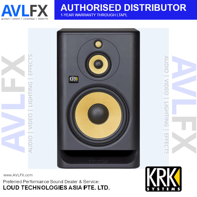 KRK ROKIT 10 G4 10" 3-Way Active Studio Monitor (Pair, Black) | Lazada ...