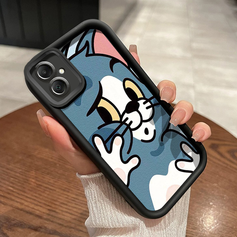 Casing Hp Samsung Galaxy A05 A05s Case Pola Animasi kucing dan tikus ...