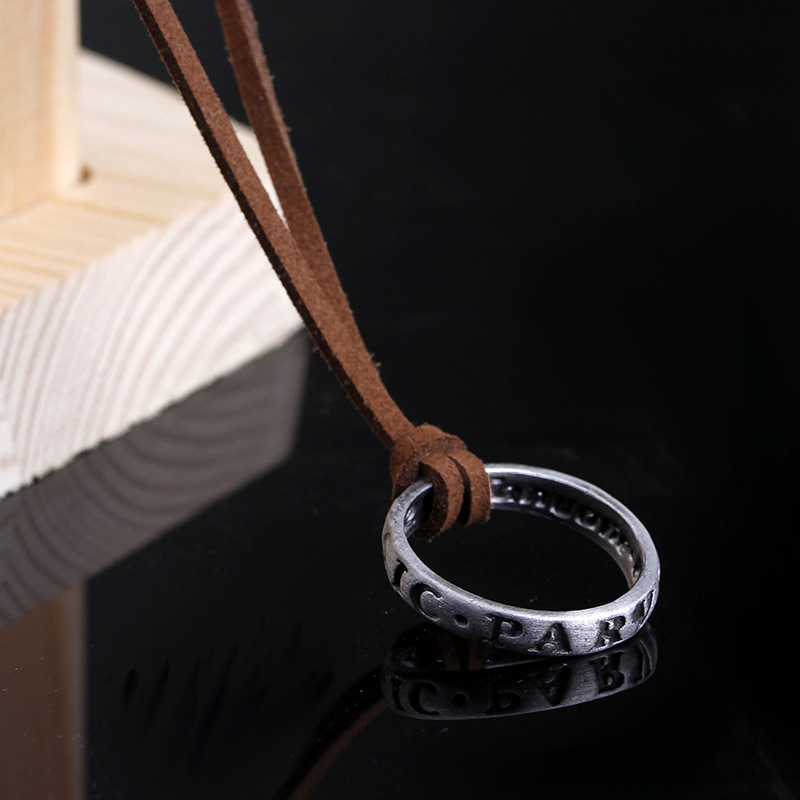 Waters Letter SIC PARVIS MAGNA Drake Neckalces Ring Wo | Daraz.com.np