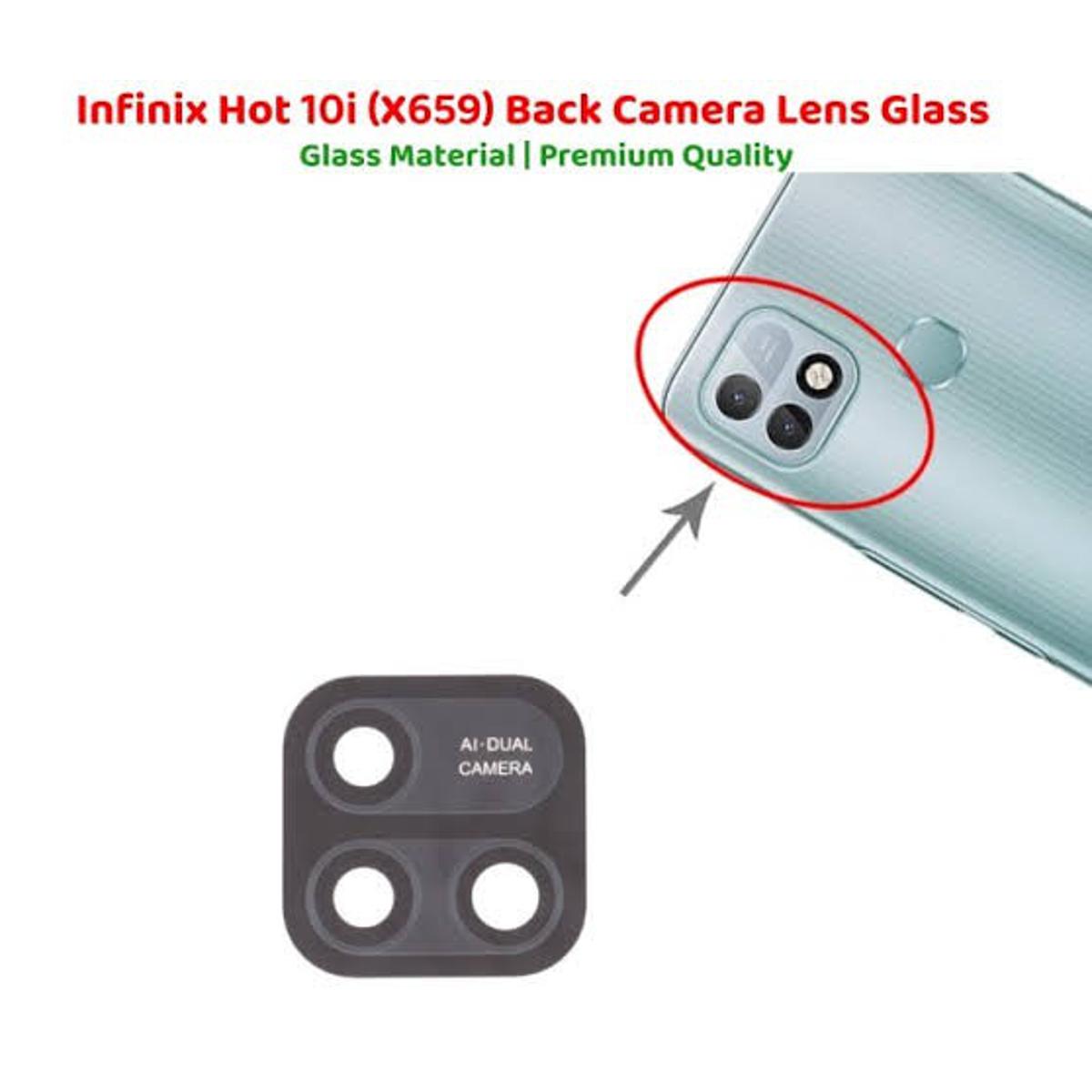 Infinix Hot 10i Replacement Back Camera Lens Glass For Infinix Hot 10i ...
