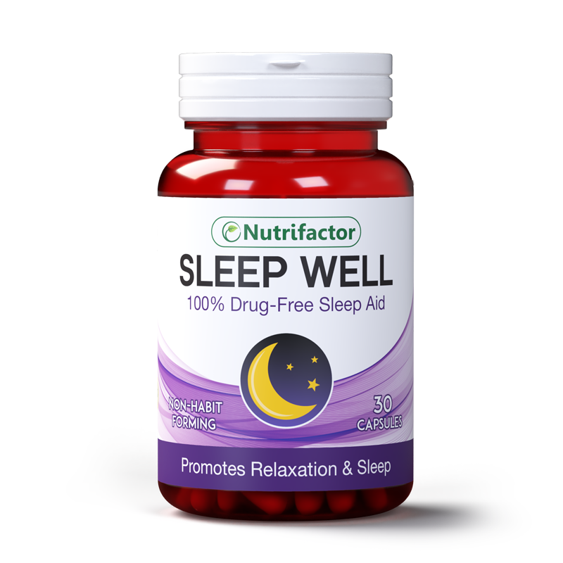 Nutrifactor Sleep Well – Melatonin Sleeping Tablets 3mg | Herbal Blend ...