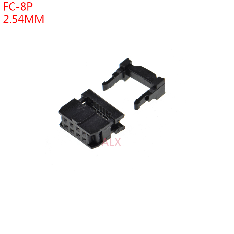 【KCALOE Store】FC-8p SOCKET pitch 2.54MM JTAG ISP PLUG CONNECTOR DOUBLE ...