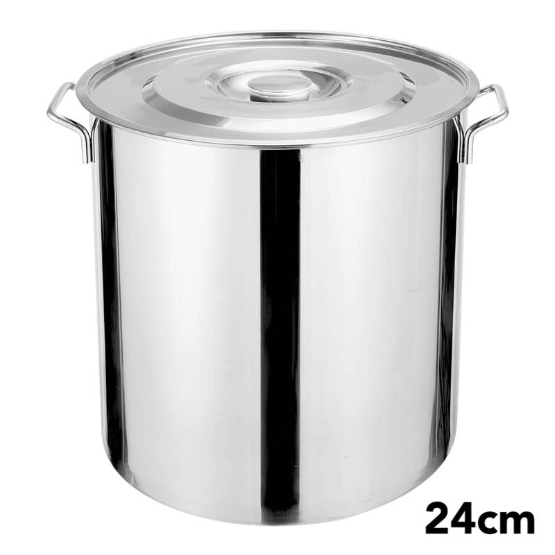 Stainless Steel Pot Set Stock Pot Stainless Steel Barrel Round Barrel ...