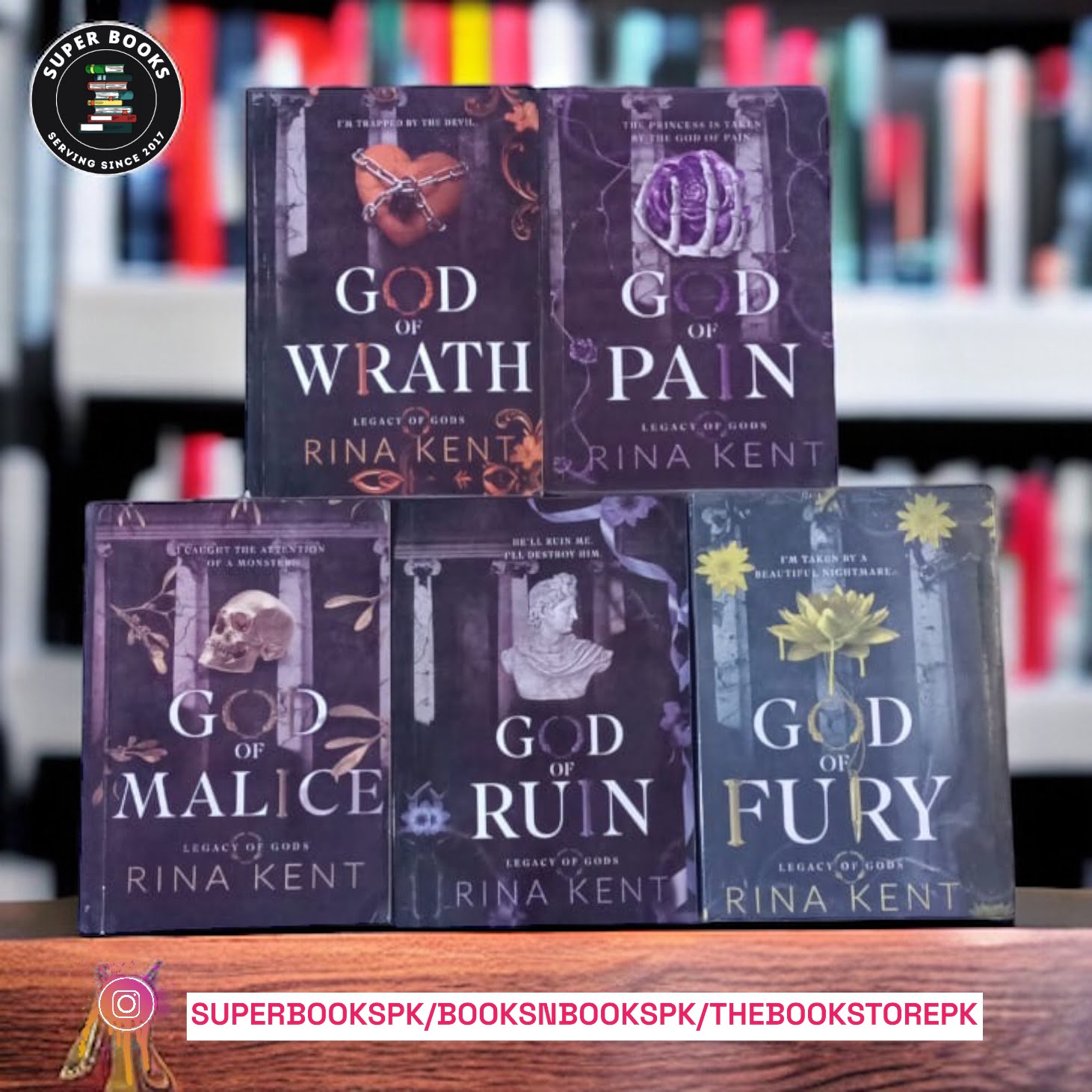 Legacy of Gods Series (5 book Combo) by Rina Kent | Daraz.pk