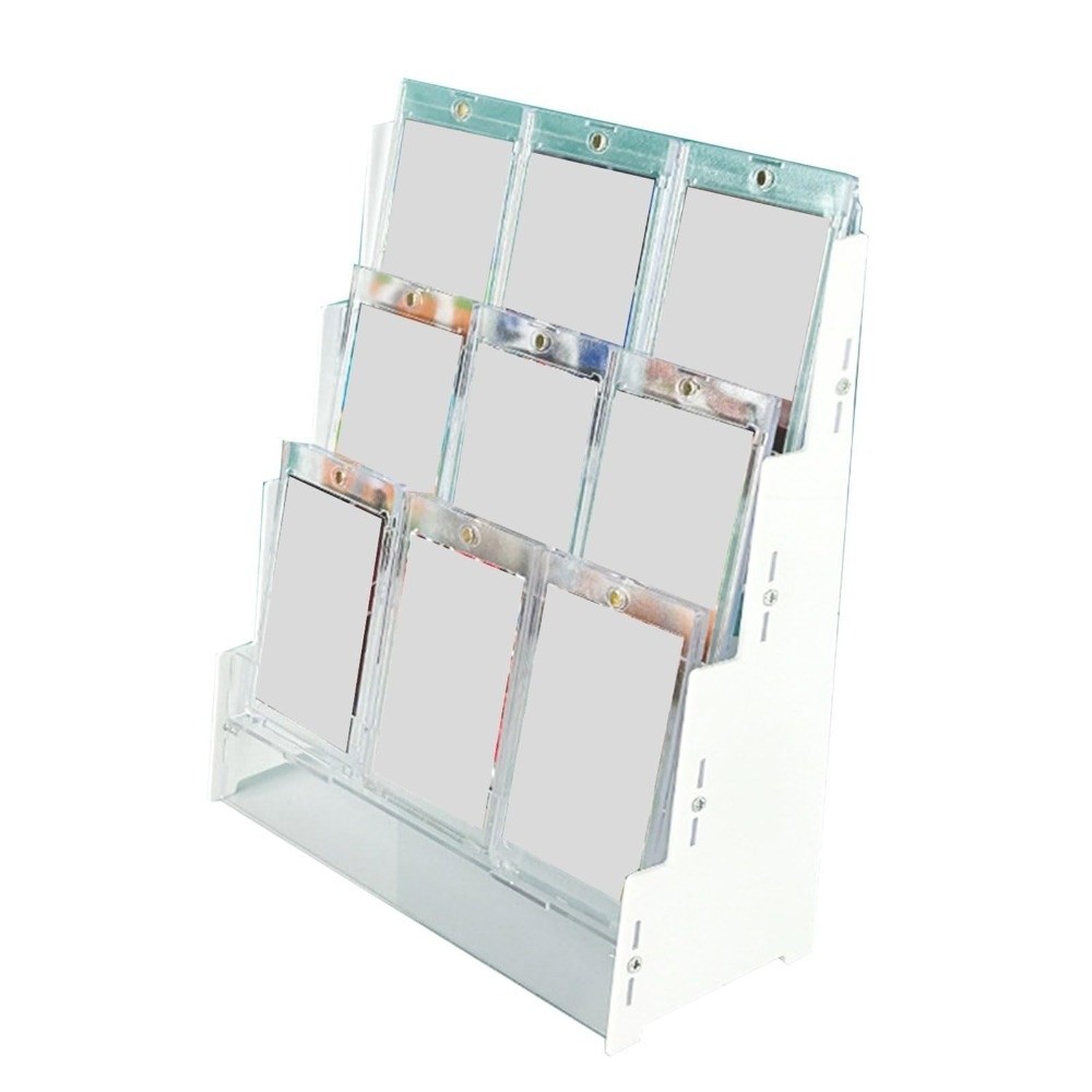 Collection Rack 3 Layers Baseball Card Storage Rack Removable Clear ...