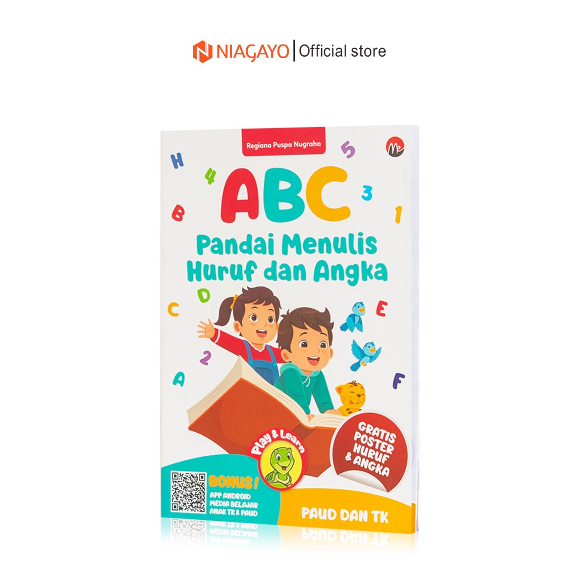 Buku Anak TK PAUD ABC Pandai Menulis Huruf dan Angka Gratis Poster ...