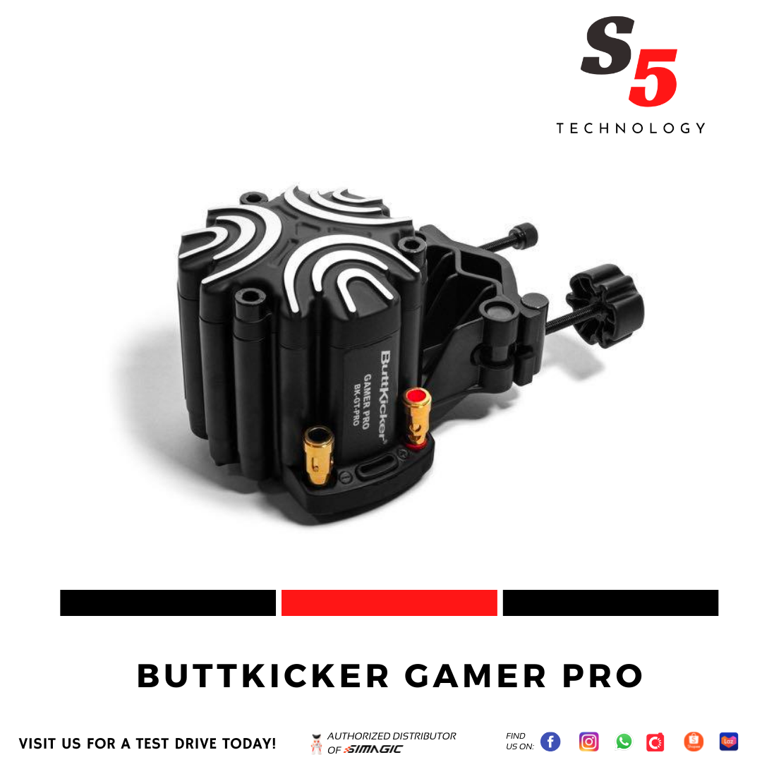 Buttkicker Gamer Plus / haptics transducer / hapticonnect / butt kicker ...