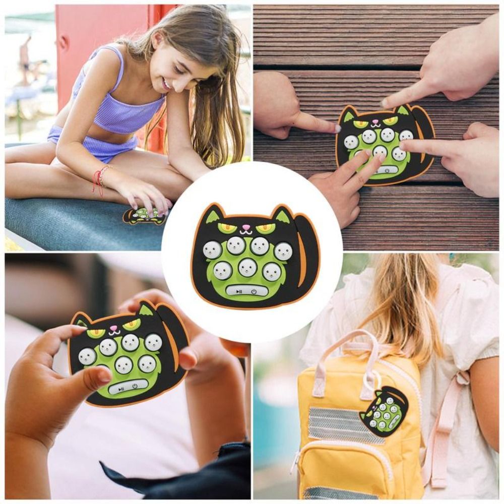 Whack A Moles Toy Game Keyring Mini Whack-a-Mole Machine Hallowmas ...