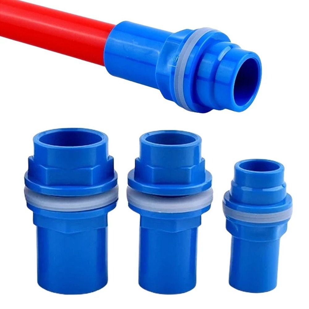 New 20~50mm Drainage Connector PVC Pipe Thread Drain Joint Overflow ...