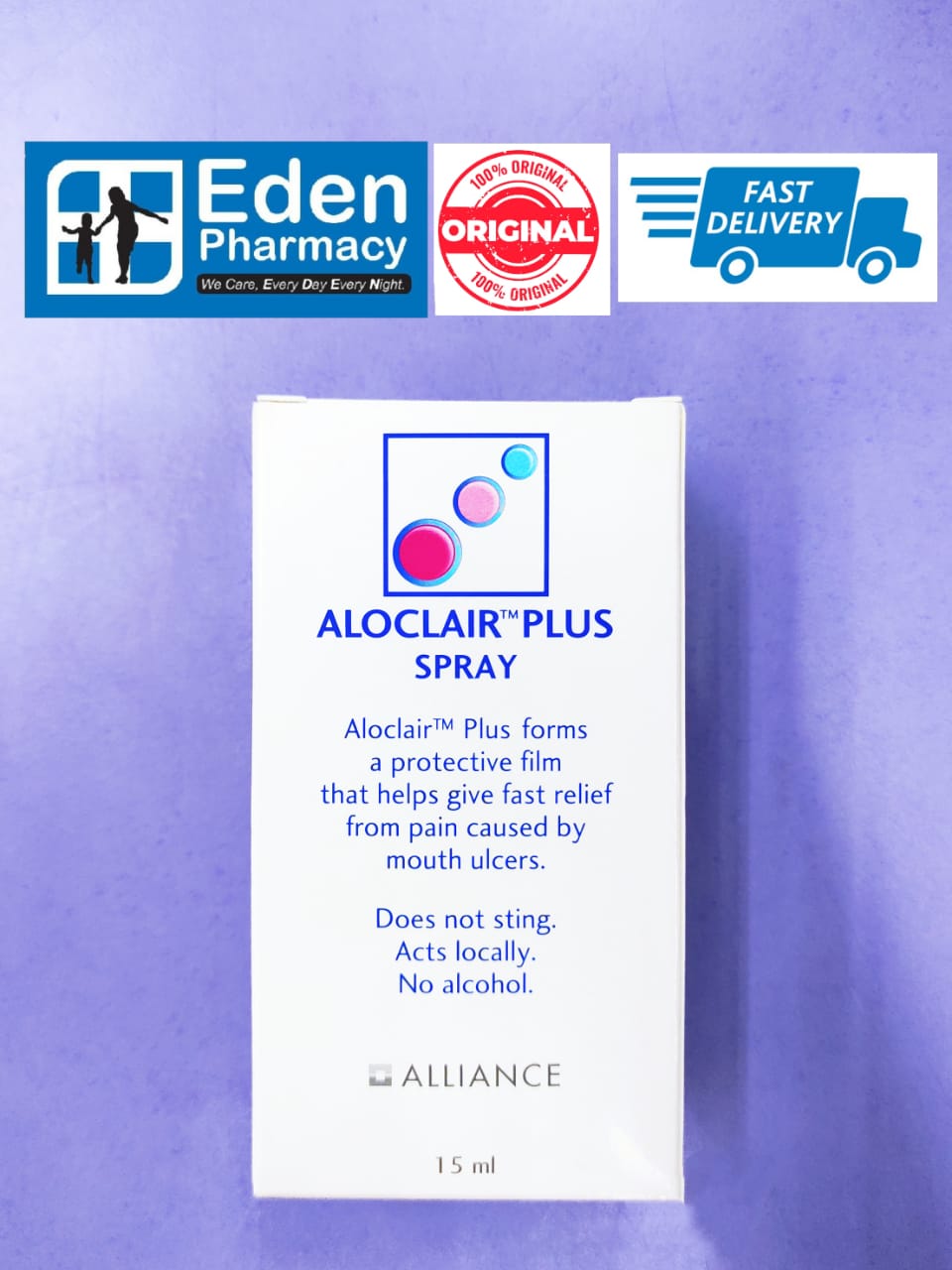 Aloclair PLUS Spray ( 15ml ) | Lazada