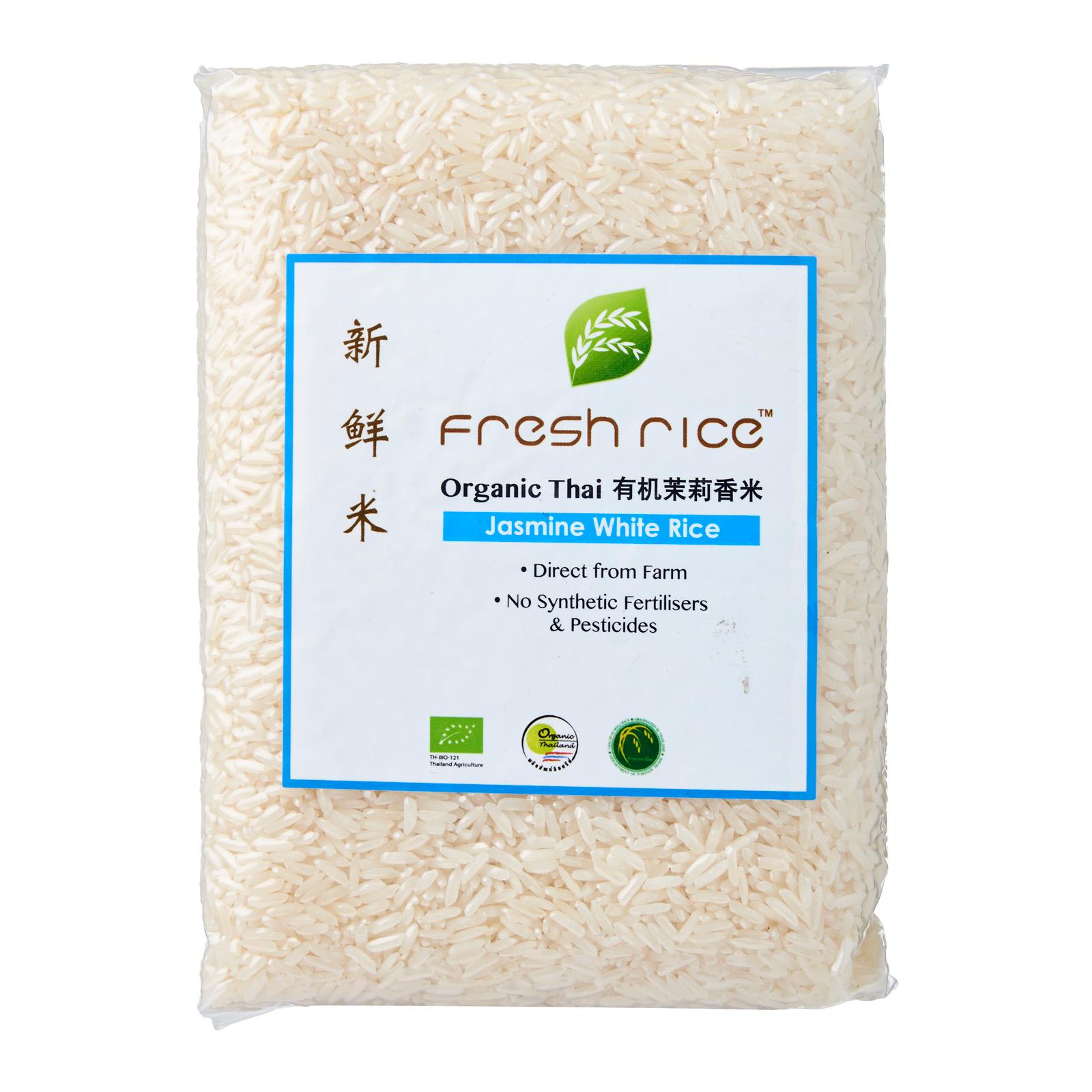 Fresh Rice Organic Jasmine White Rice - 1KG | Lazada Singapore