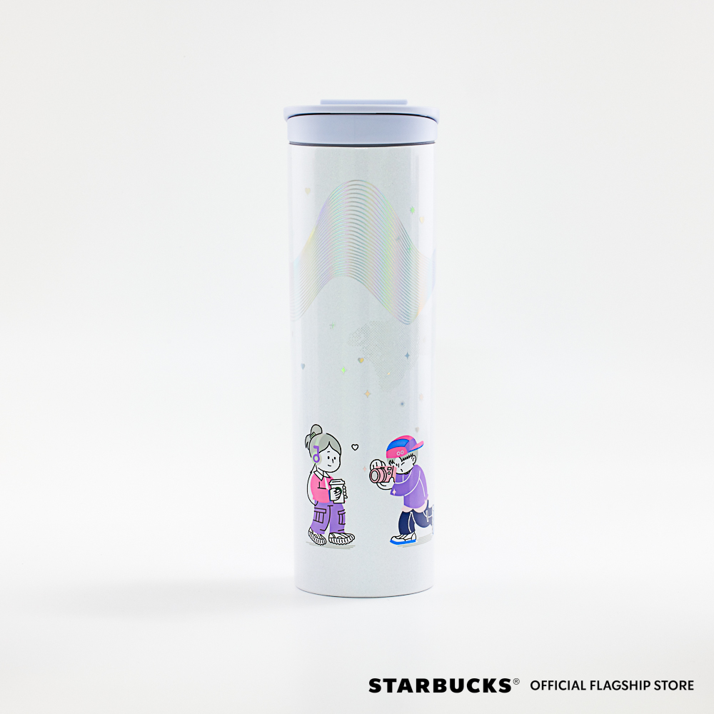 Starbucks 16oz Stainless Steel Tumbler Blue Wilson MerryMoments | Lazada PH