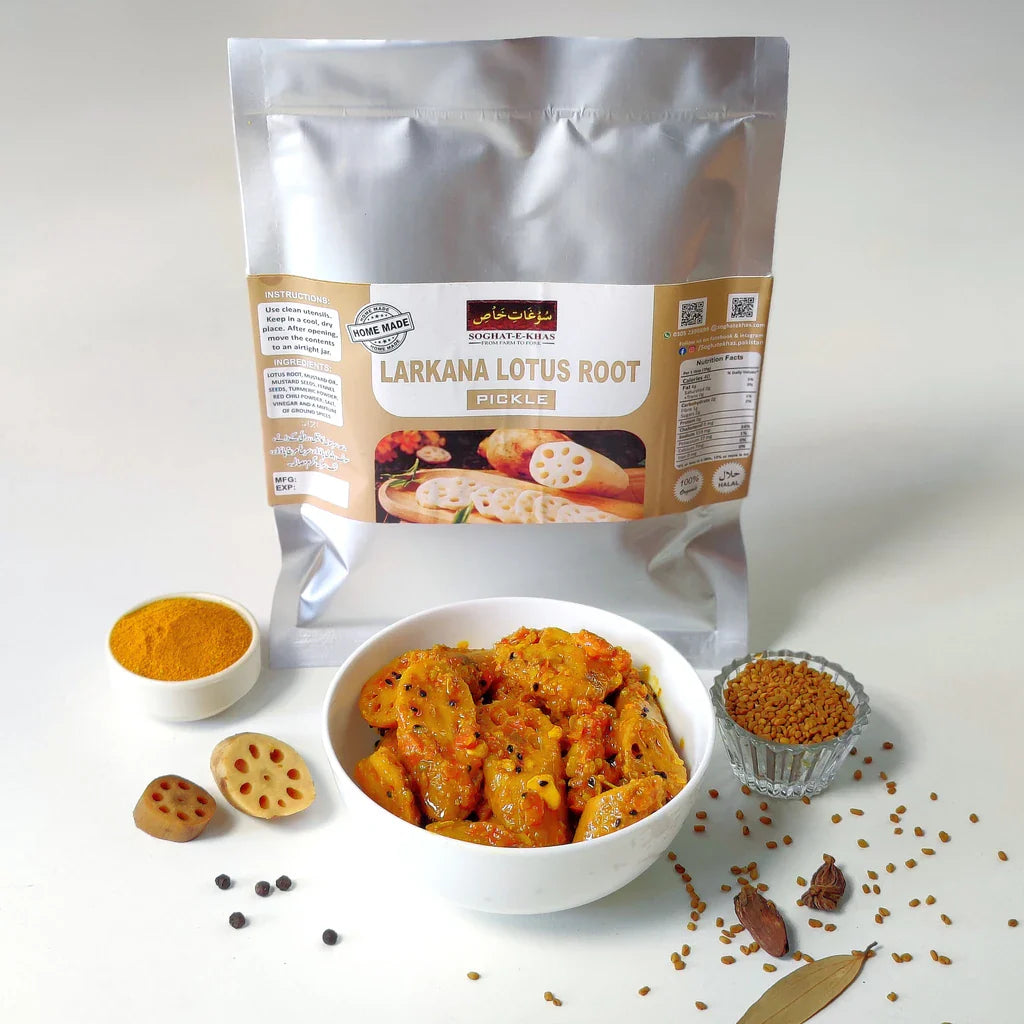 Soghat e Khas Larkana Lotus Root Pickle / lotus ka Achar / Homemade ...
