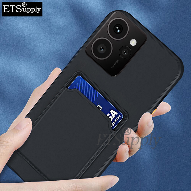 Phone case HMD Skyline Soft Card Holder Slot Silicone Wallet Back Cover ...