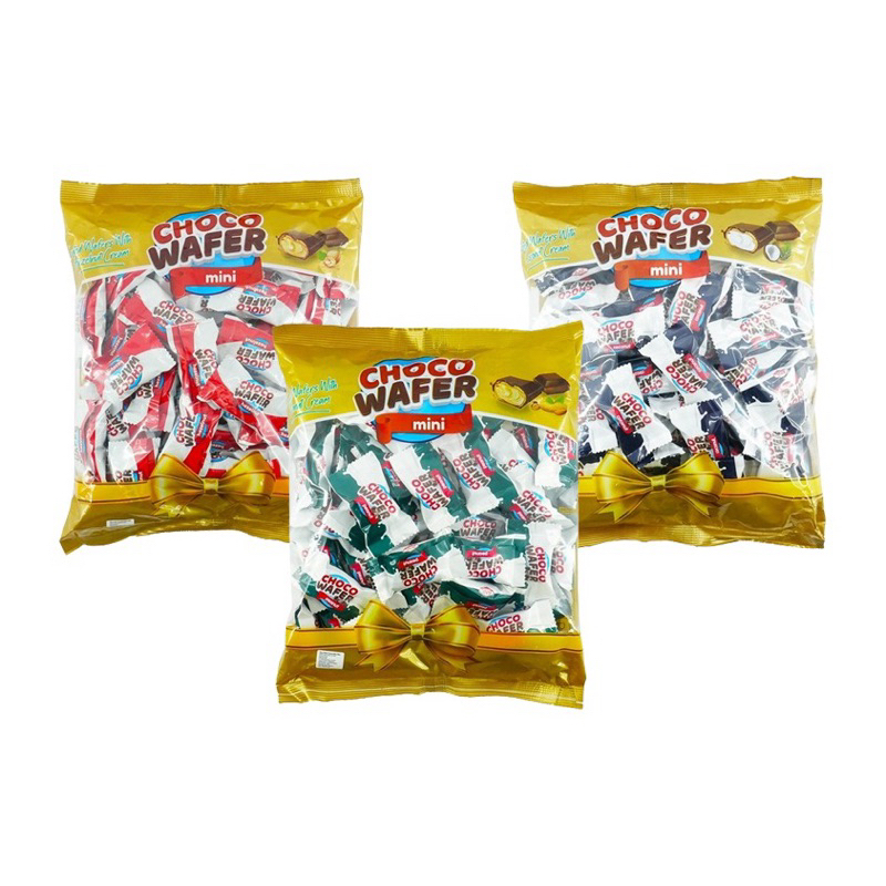 ANL Choco Wafer 400g Bag ANL Coated Wafer Mini With Coconut Cream ...