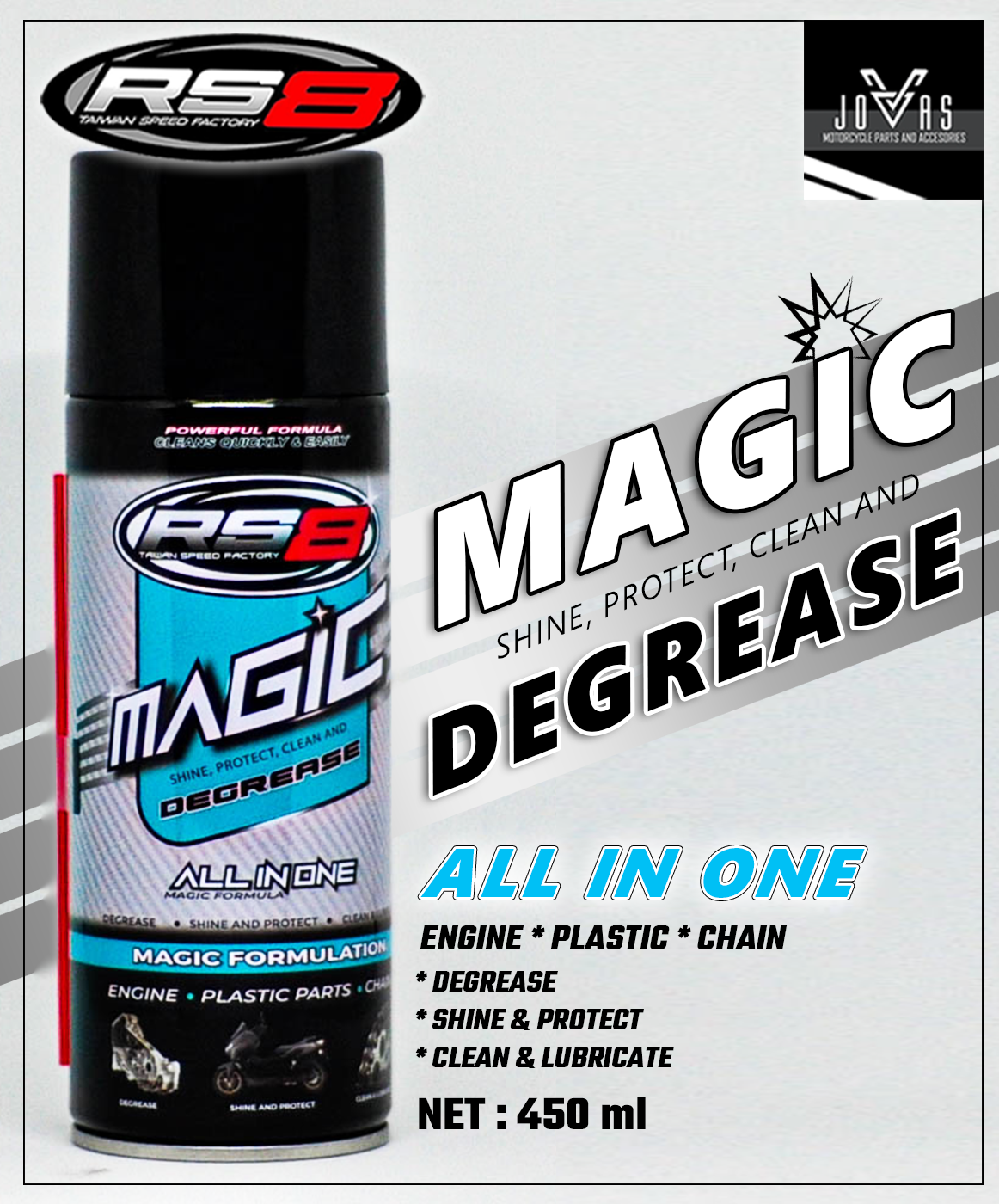 RS8 MAGIC DEGREASER ALL IN ONE CLEANER | Lazada PH