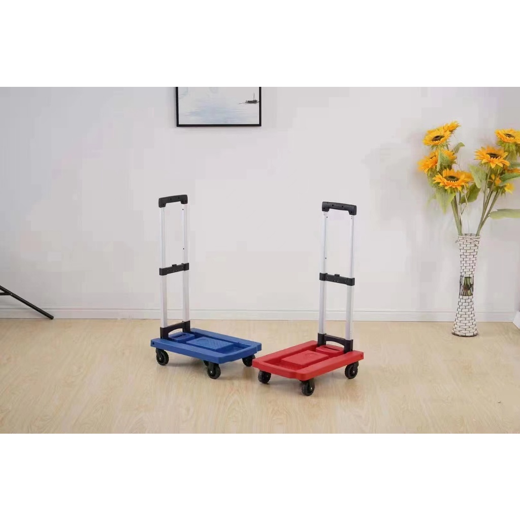 2022 Foldable Trolley / Pull Cart / Adjustable Handle Load Weight 150kg ...