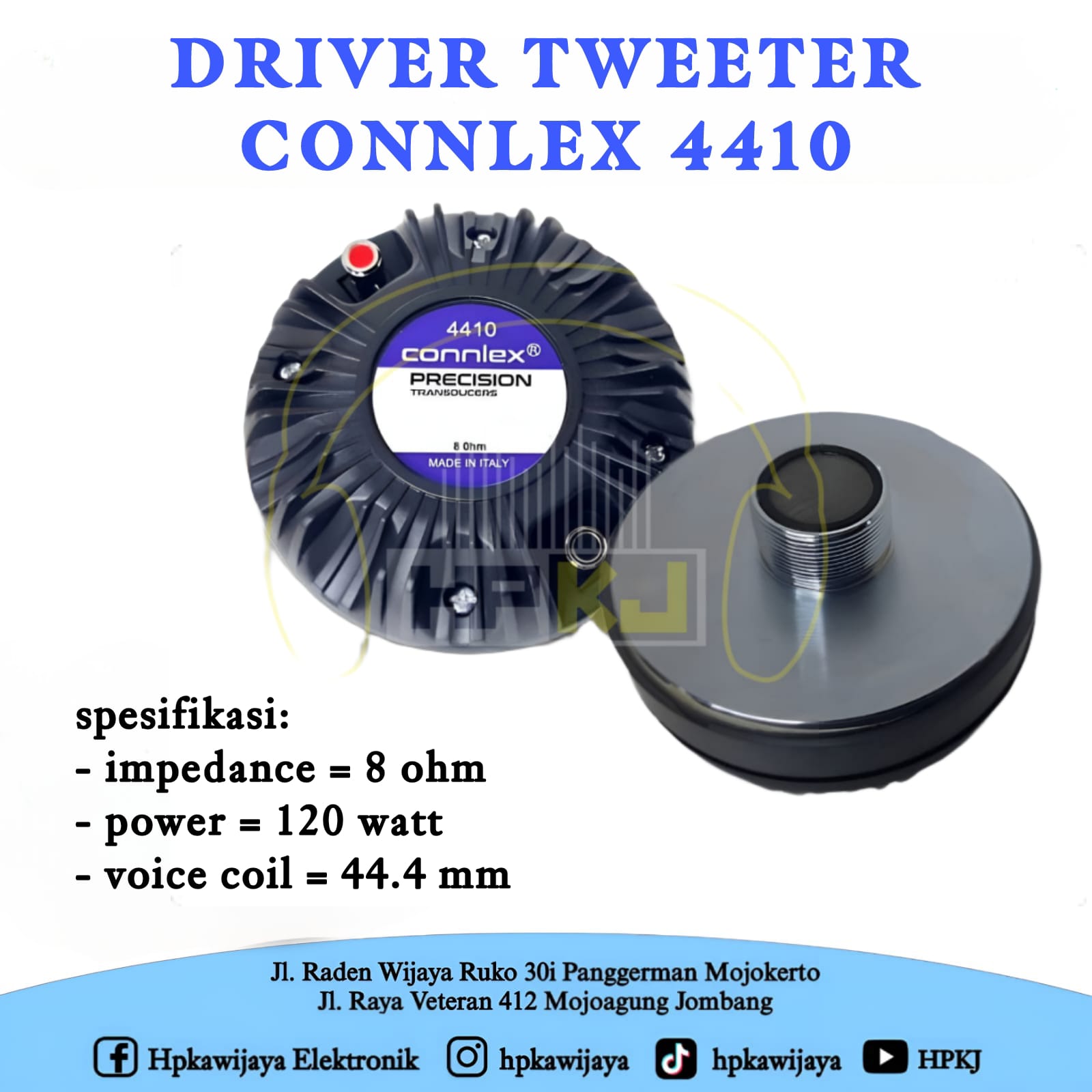 DRIVER TWEETER CONNLEX 4410 Driver twiter connlex 44 | Lazada Indonesia
