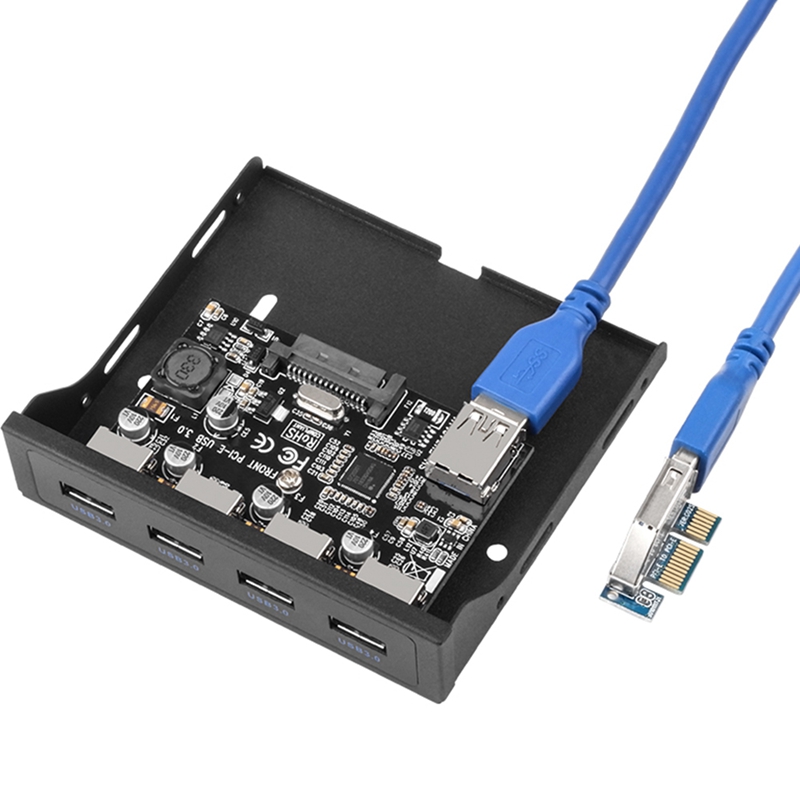 Pci-E To Usb 3.0 Pc Front Panel Usb Expansion Card Pcie Usb Adapter 3.5 ...