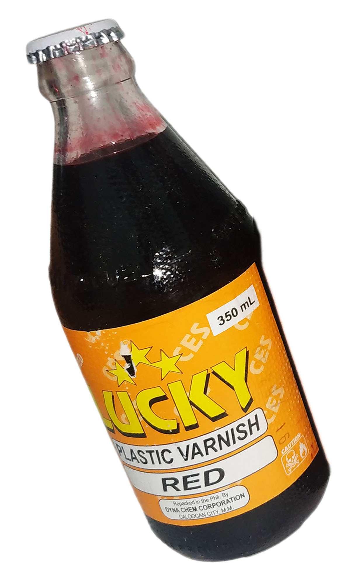 LUCKY PLASTIC VARNISH ( RED COLOR ) 1 BOTE 350ML | Lazada PH