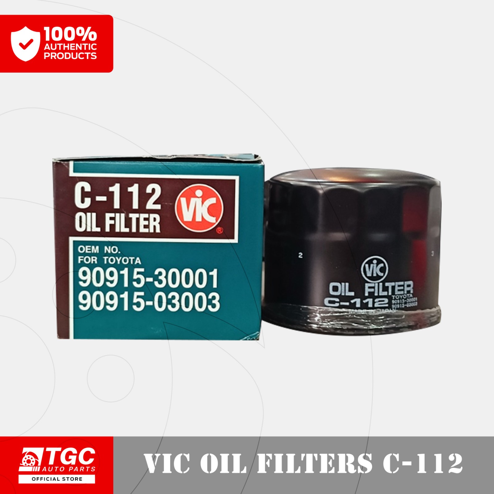 Vic Oil Filter C-112 for Tamaraw FX 2C VIC C112 1PC | Lazada PH
