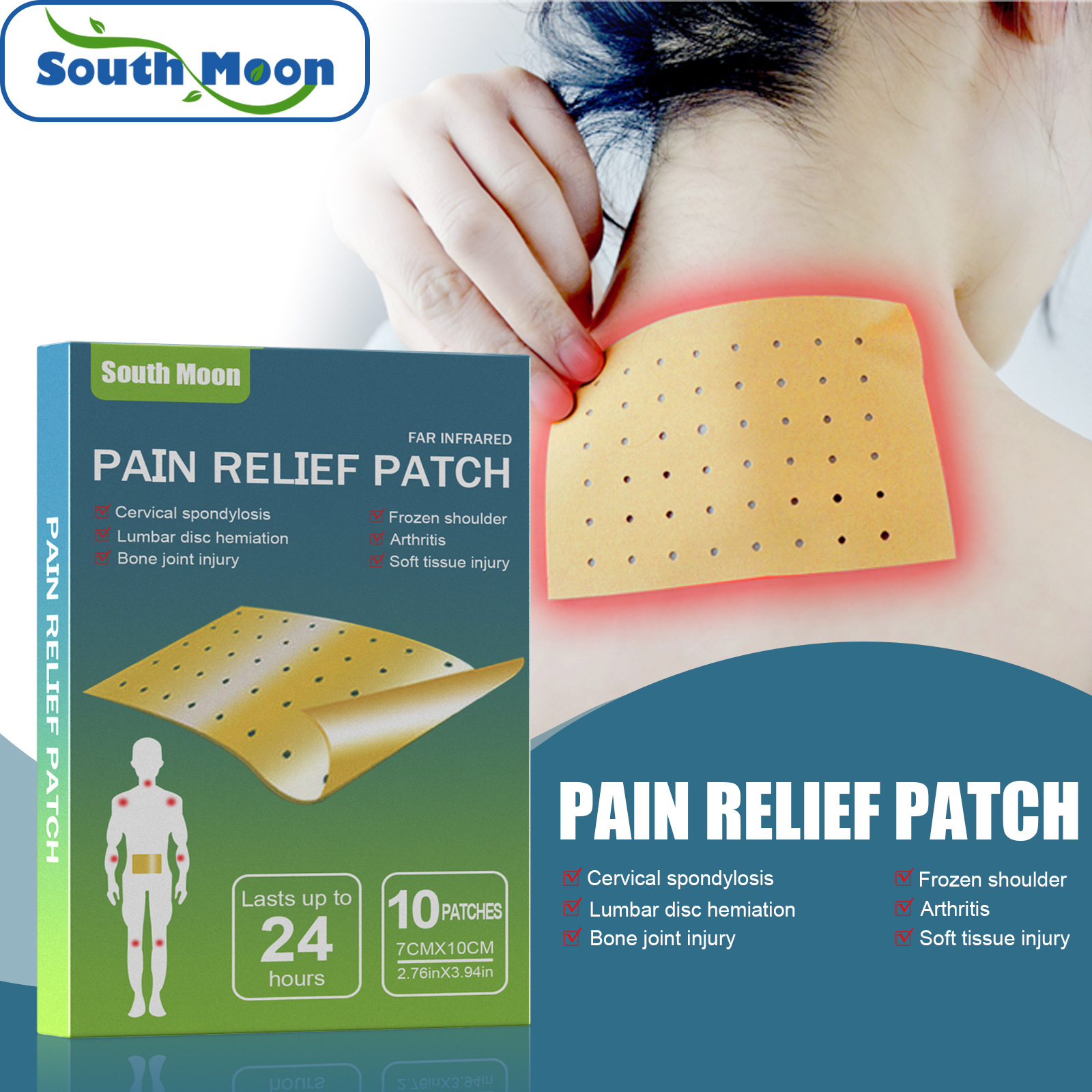 South Moon Pain Relief Patch Muscle Pain Arthritis Medical Plasters ...